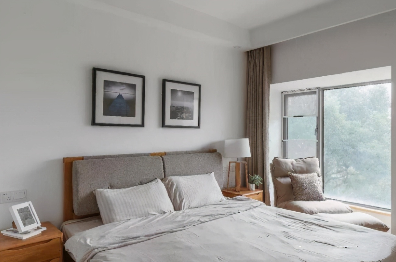 The whole house of 96 square meters is white, and it saves 115,000 ...