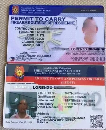 The Philippine gun ban and gun license regulations!!Philippine credit ...