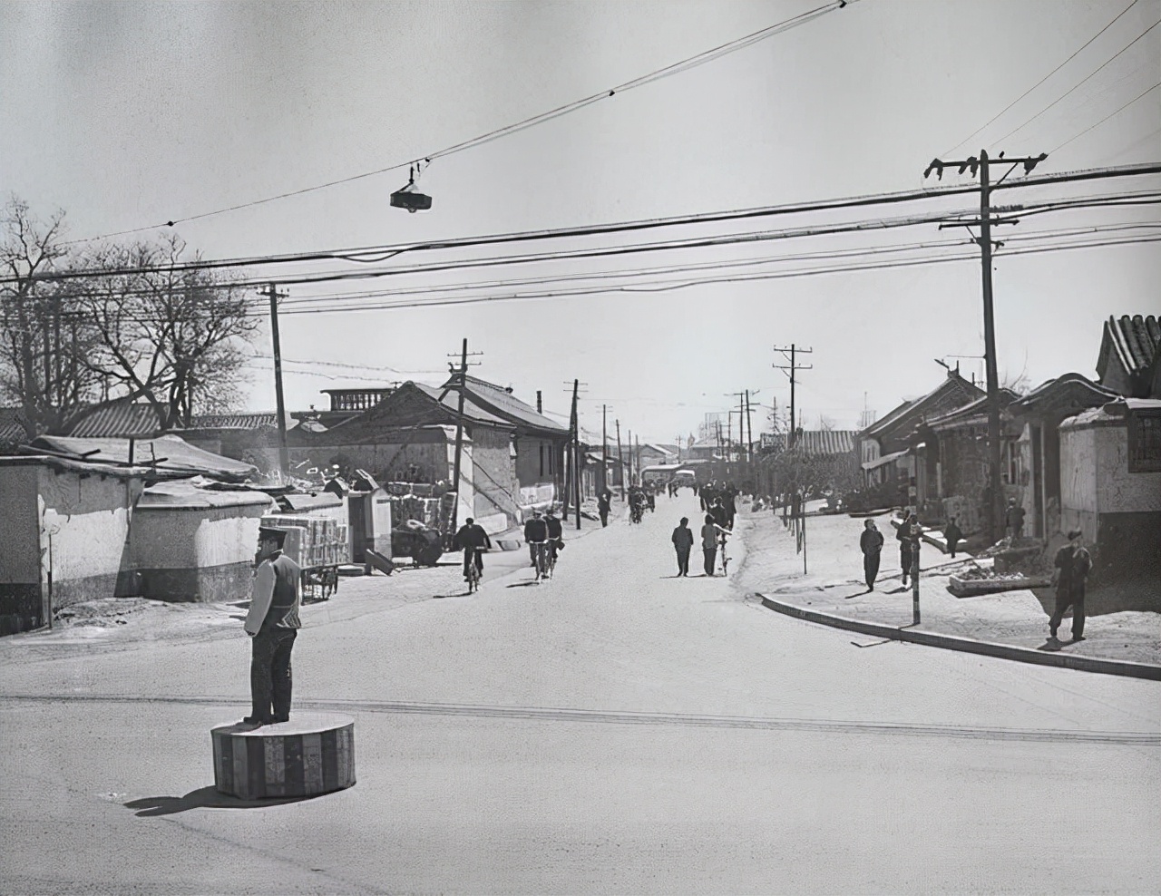 Old photos of Beijing in 1961: original old street scenes, old alleys ...