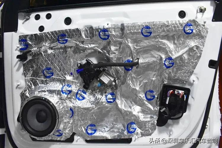 Audi A6 audio modified Poem PST6.2D+SK3.3 alto, enjoy the charm of Poem ...