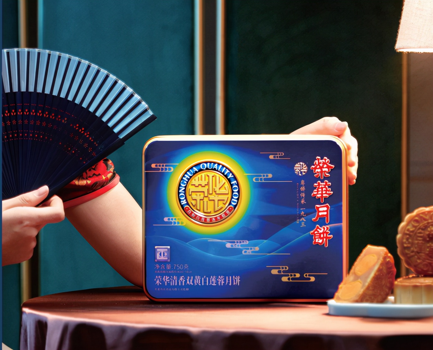 In the prosperous age, this Mid-Autumn Festival Ronghua moon cake is ...