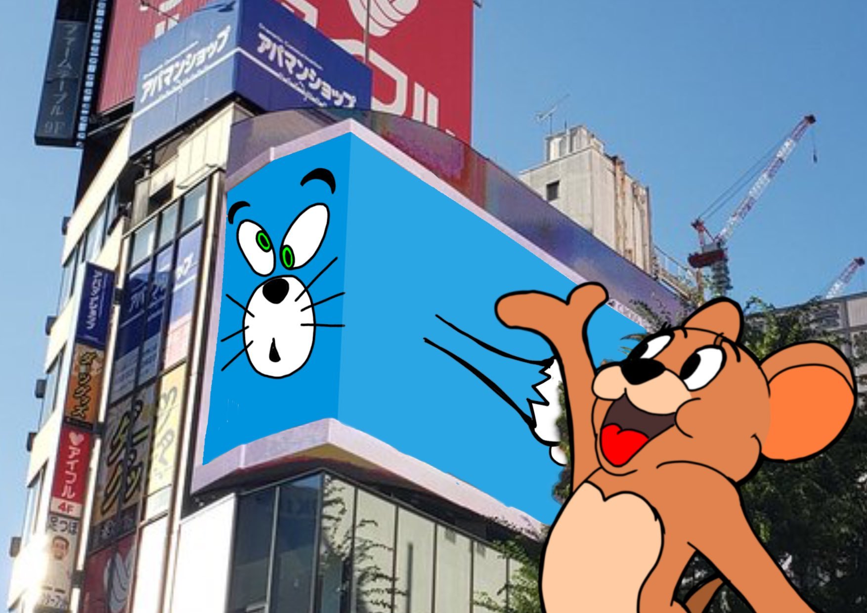 Shinjuku 3D cat "cat swap event", Luo Xiaohei joins the Japanese fandom ...