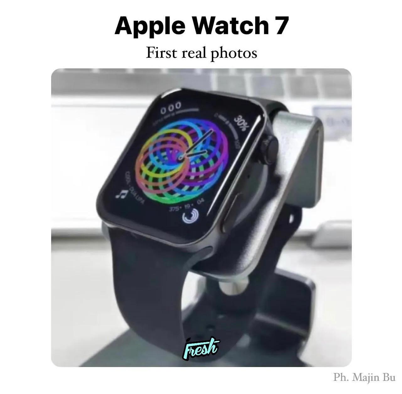 Apple Watch 7 real machine spy photos exposed - iNEWS
