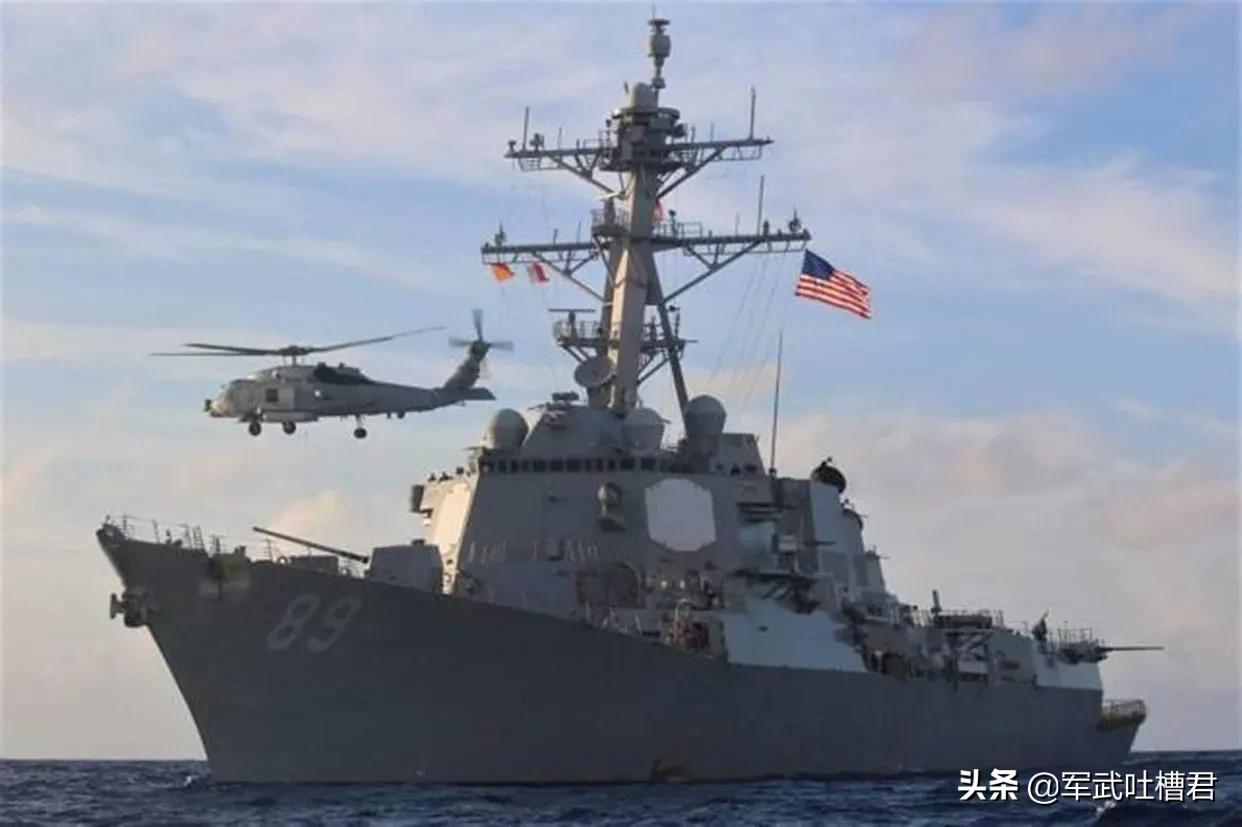 The US warship is approaching the mouth of the Yangtze River, only 168 ...