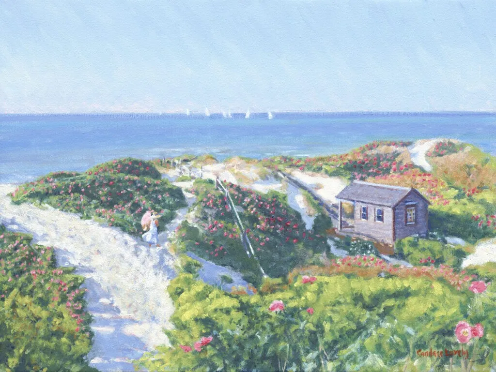 Female painter Candace Lovely, idyllic impression painting - iNEWS