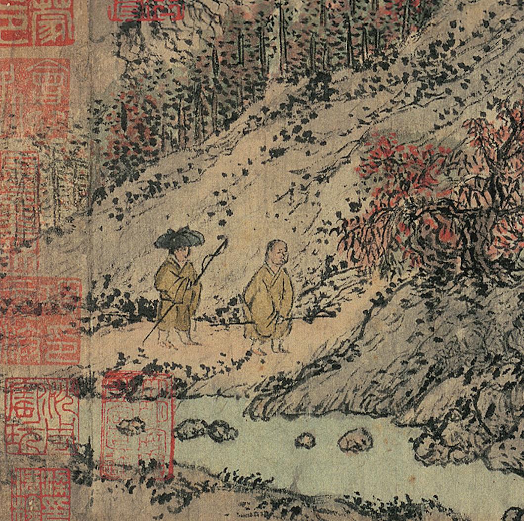 Shui Cun Shan Guo Jiu Qi Feng-Metaphor of Temple Tower in Painting - iNEWS