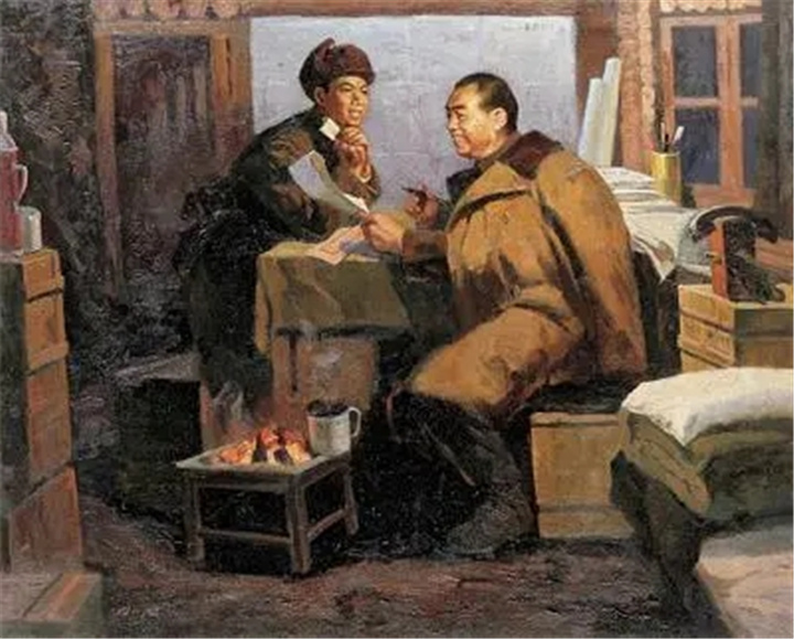 In 1965, when Peng Dehuai watched Deng Hua on a rainy night, he stood ...