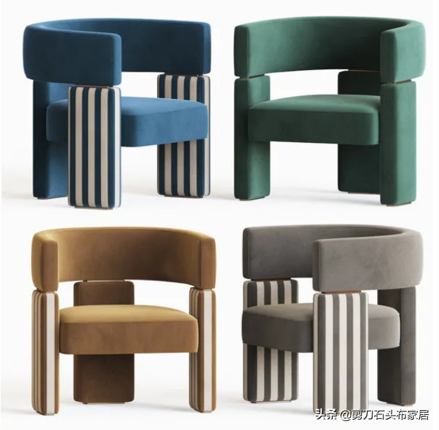 Fendi 2020 armchair series, trendy design, make the home full of ...