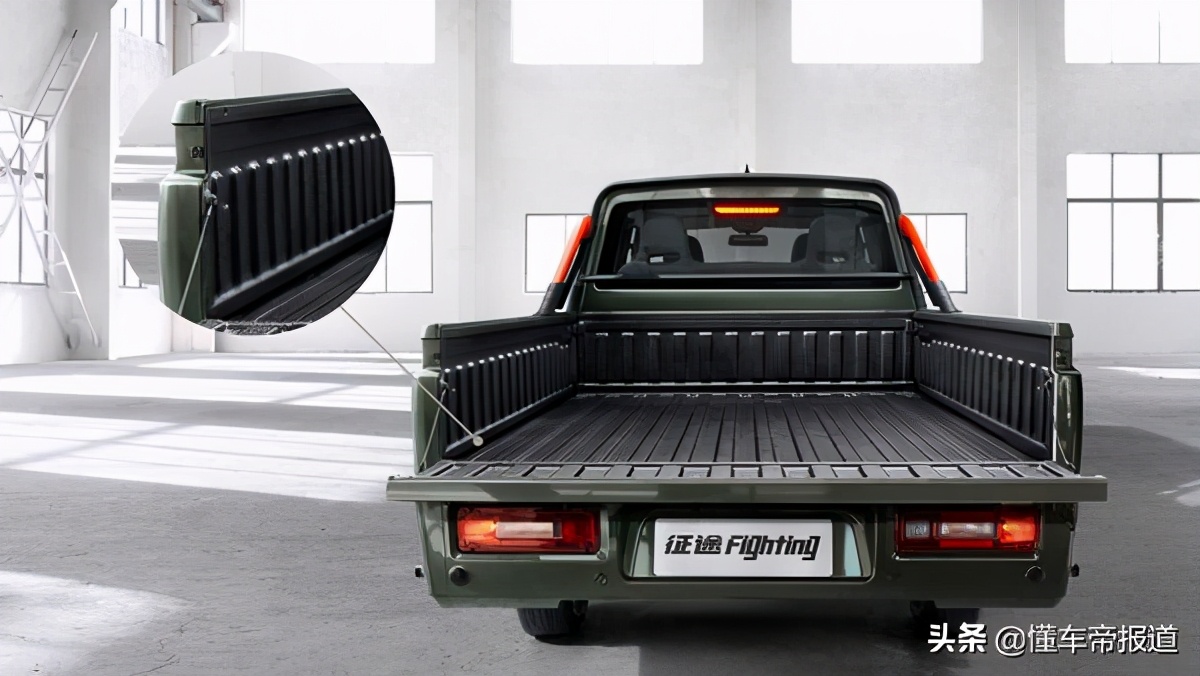 With a cargo box of 2 meters, the Wuling Zhengtu "Kinmin" pickup truck ...