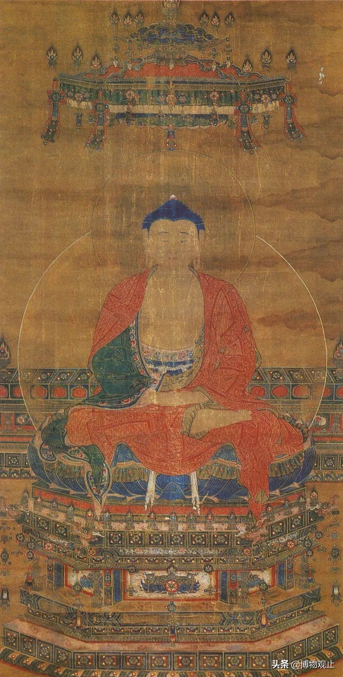 Brahma Earthly Lotus World Phase-Water and Land Painting of Baoning ...