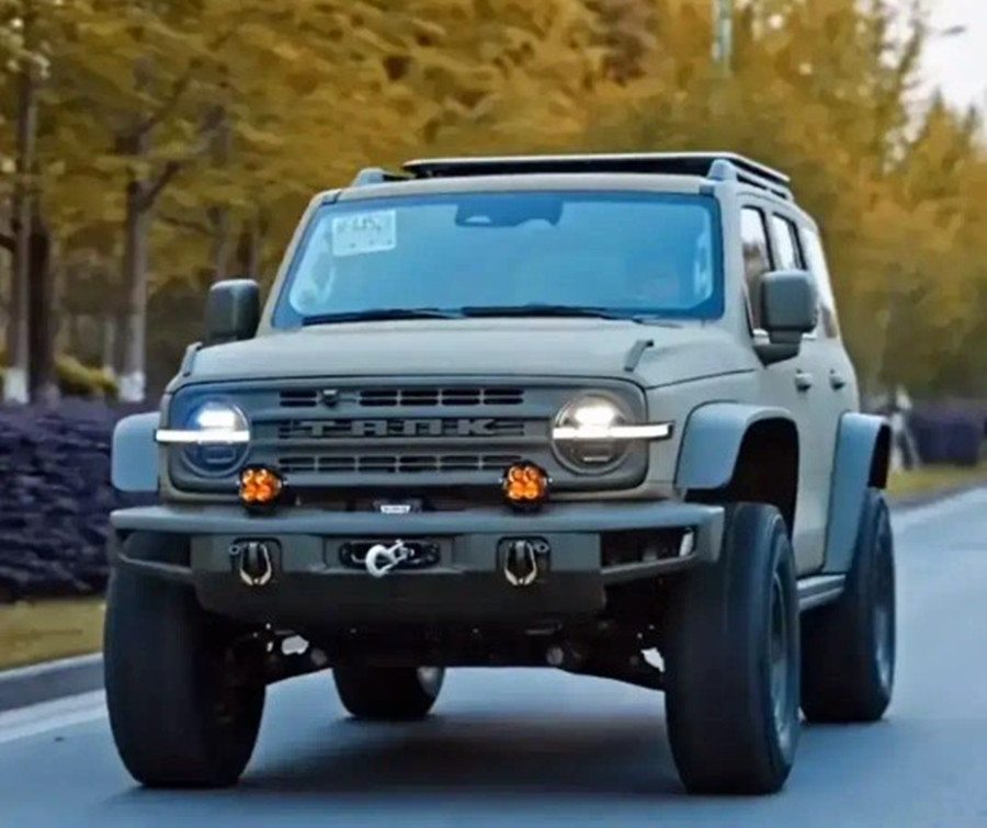 Tank 300 stealth version unveiled, armor coating + off-road tires, the ...