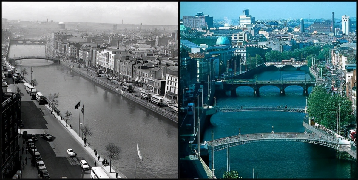 23 unbelievable comparison photos of cities, past and present - iNEWS