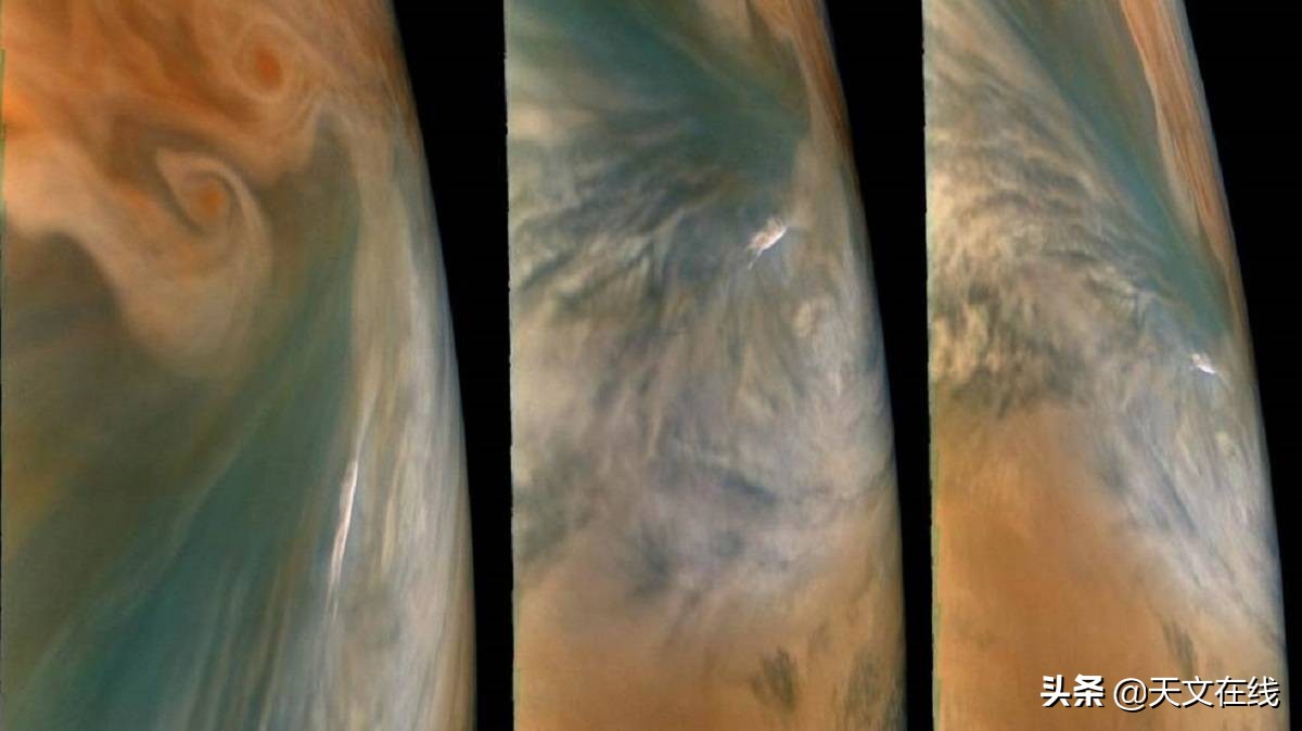 Strange lightning hail, clouds containing ammonia, what is the secret ...