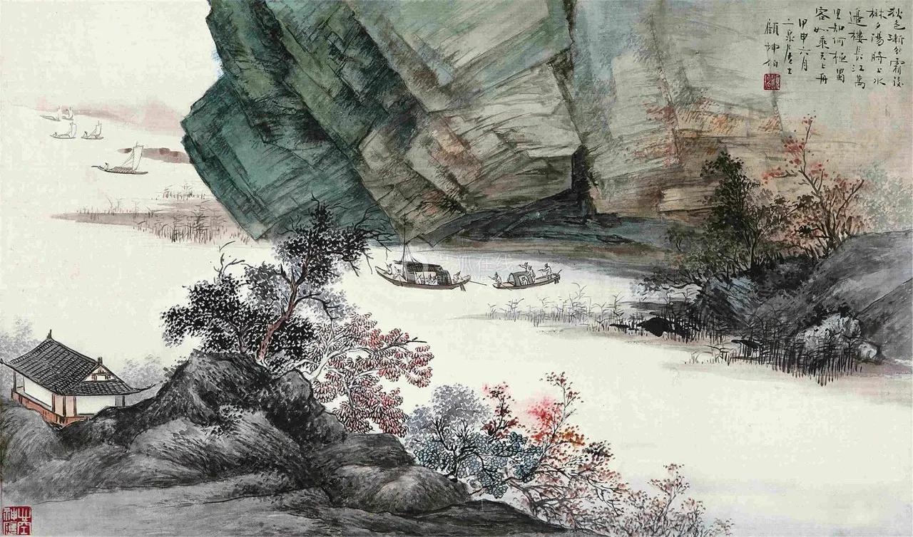 Appreciation of Gu Kunbo's Chinese Painting Works - iNEWS