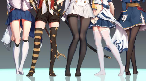The anime girl's legs are complained about, saying that they have X ...