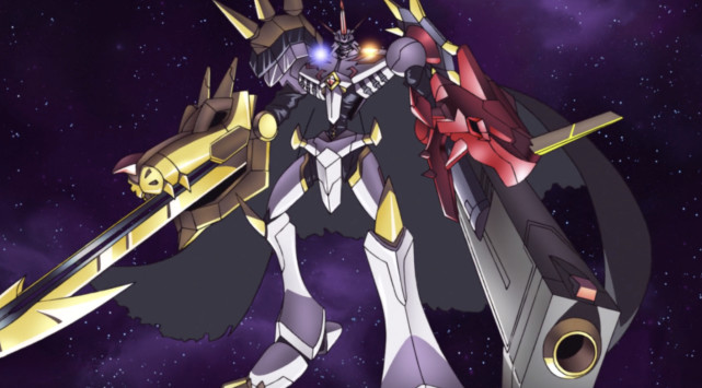 New Digimon ending: Omegamon has two swords and two artillery, the ...