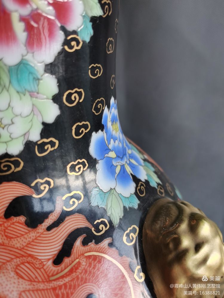 Scientifically detected the first modern double-fu bottle with a black ...