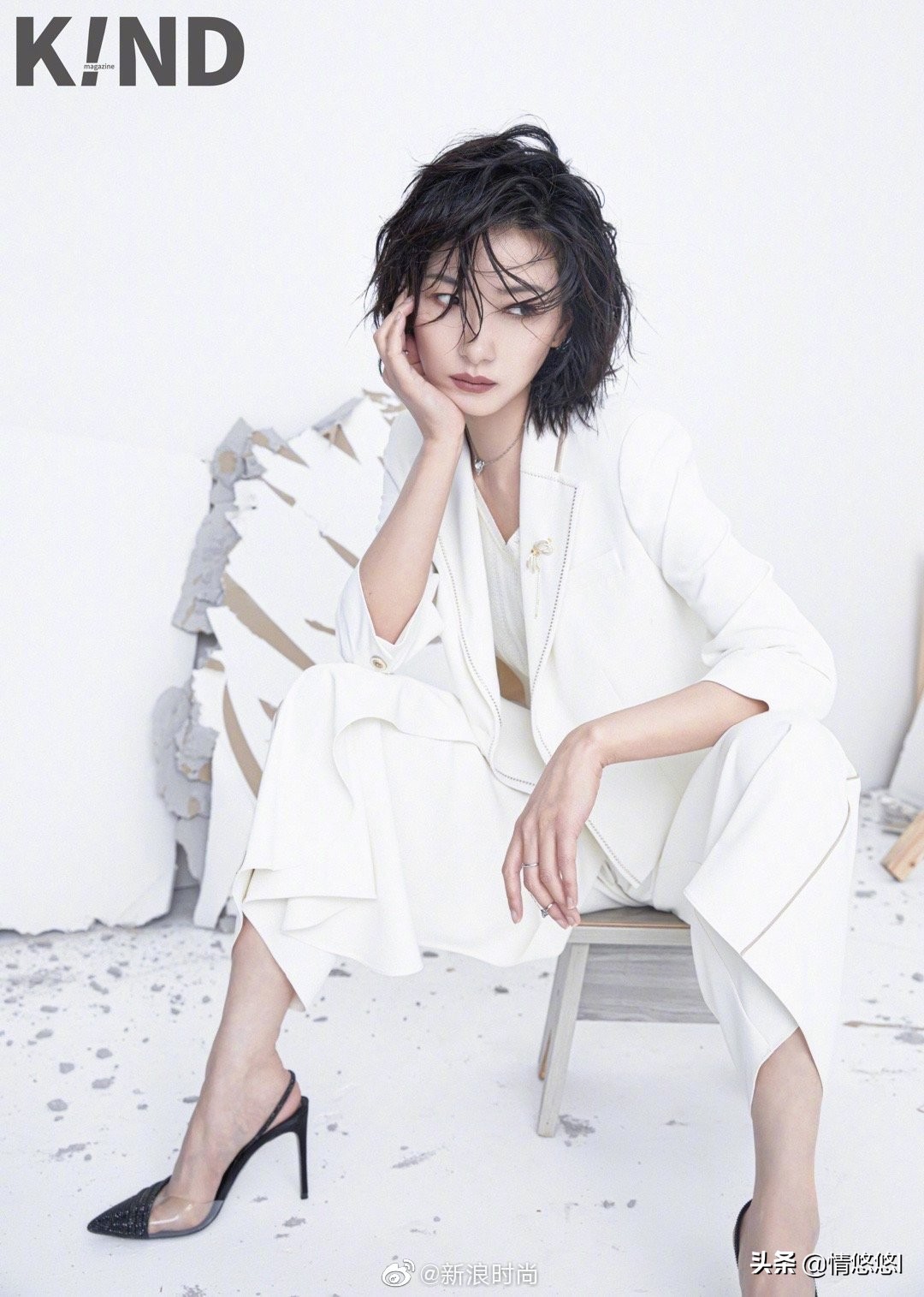 Wan Qian's latest magazine cover is released, with a breakthrough in ...