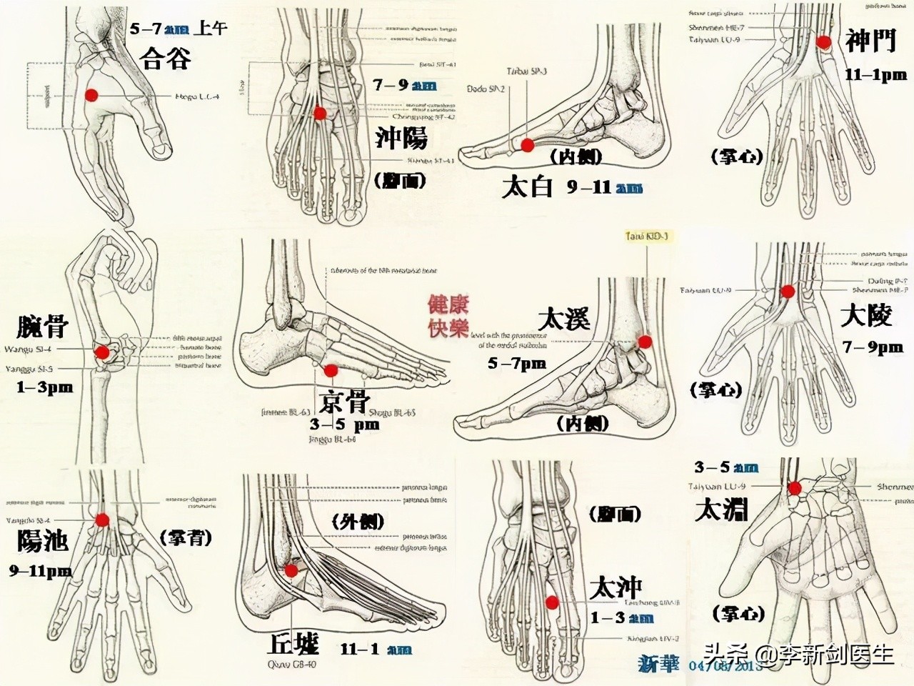 The original points of the kidney meridian-Taixi - iNEWS