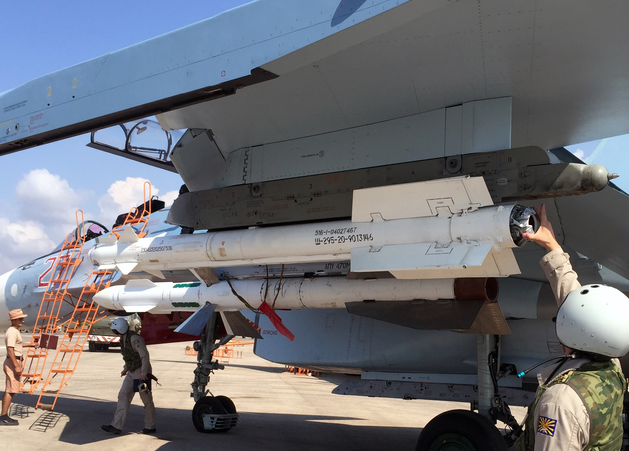 The R-73 missile has a nose sight, which used to be ahead of Western ...