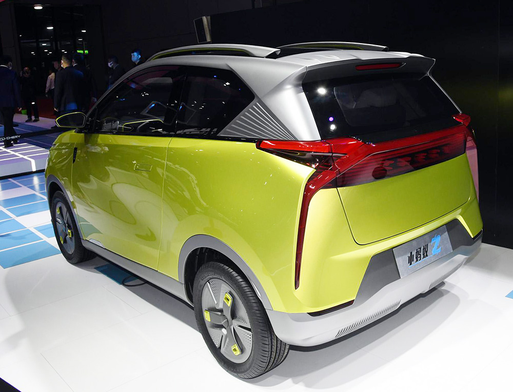 Chery's new scooter, the small Ant PRO real car exposed, has a range of ...