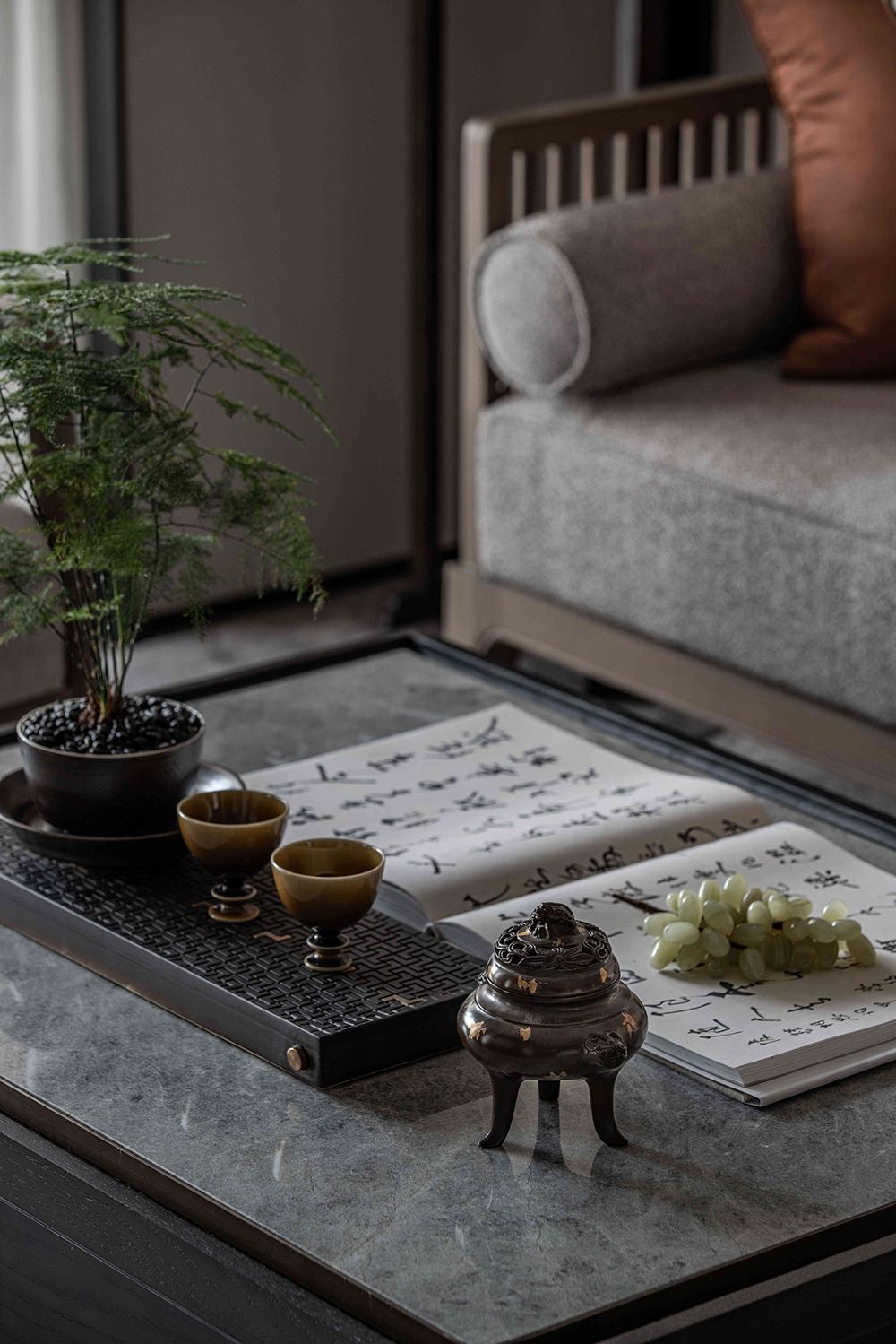 105㎡ Zen-like Chinese-style model room design, outlines a calm mood - iNEWS