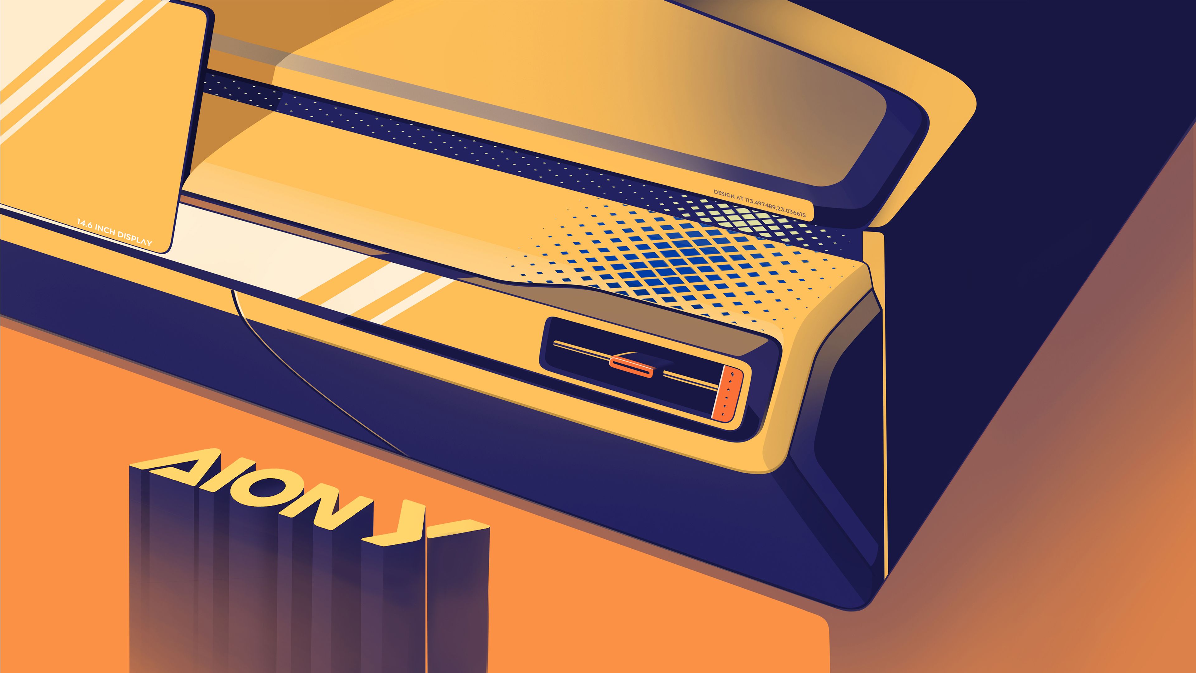 GAC AION Y interior official map released, minimalist style full of ...