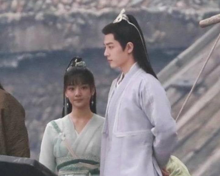 Hot shot of "Jade Bone Yao" in Hengdian, Shi Ying Zhu Yan with face ...