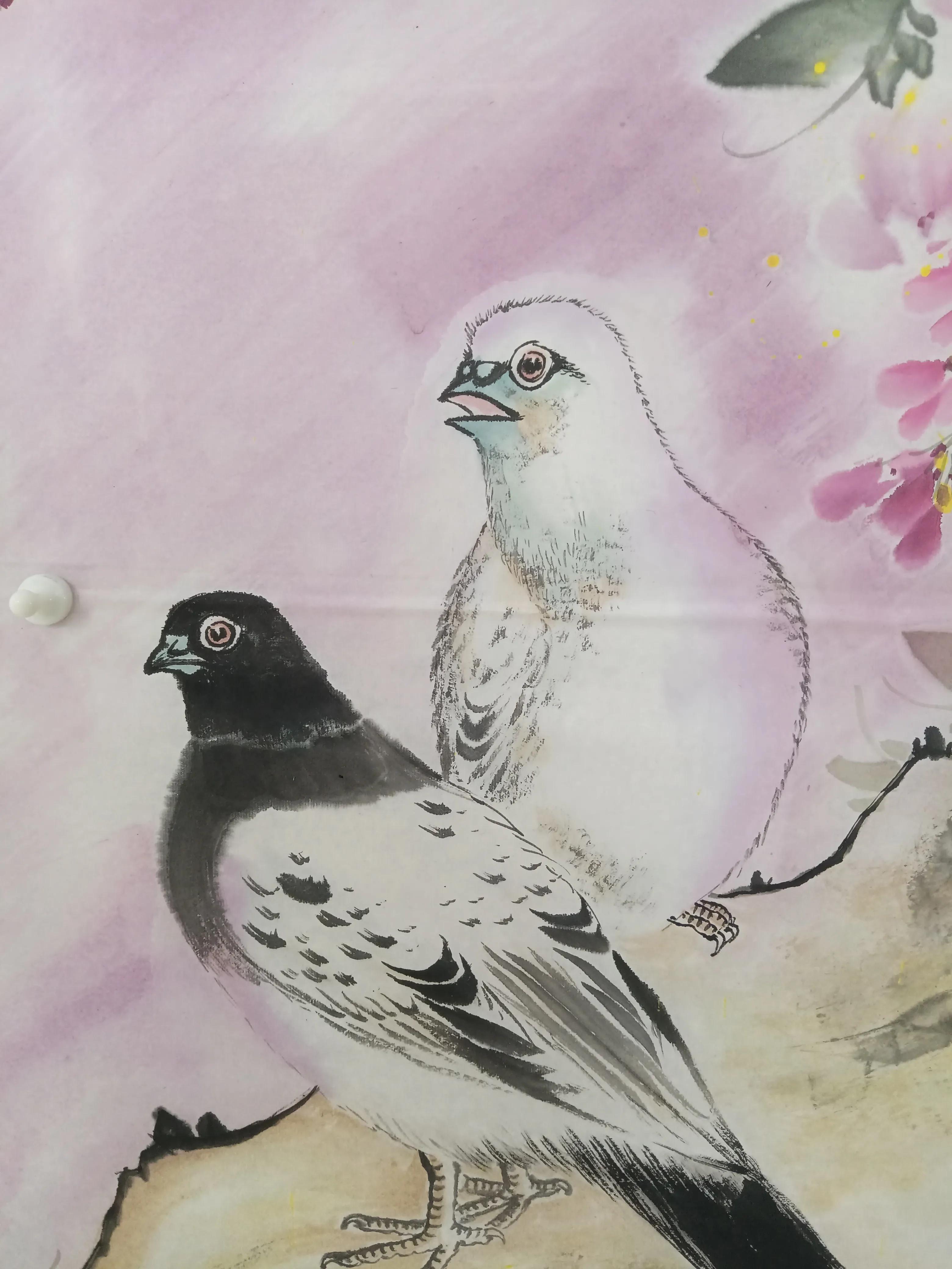 Qi Baishi re-distributed the peace dove and ideal of peace in the ...