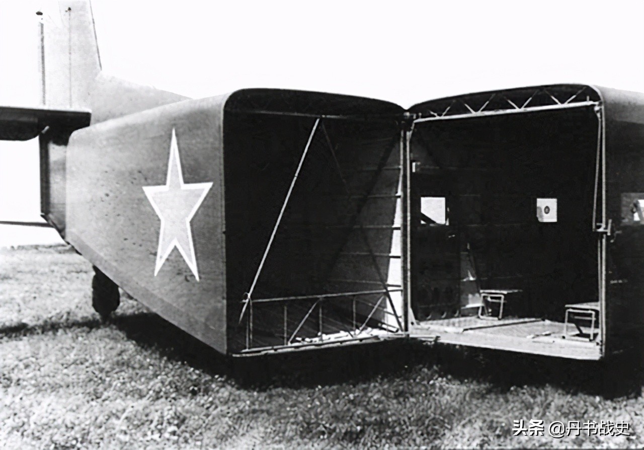 The Soviet Yak-14 attack glider, nicknamed the Mare, transports troops ...