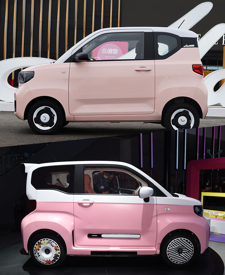 Chery QQ ice cream "hit the face" Wuling Hongguang MINIEV, who is the real people's scooter? - iNEWS
