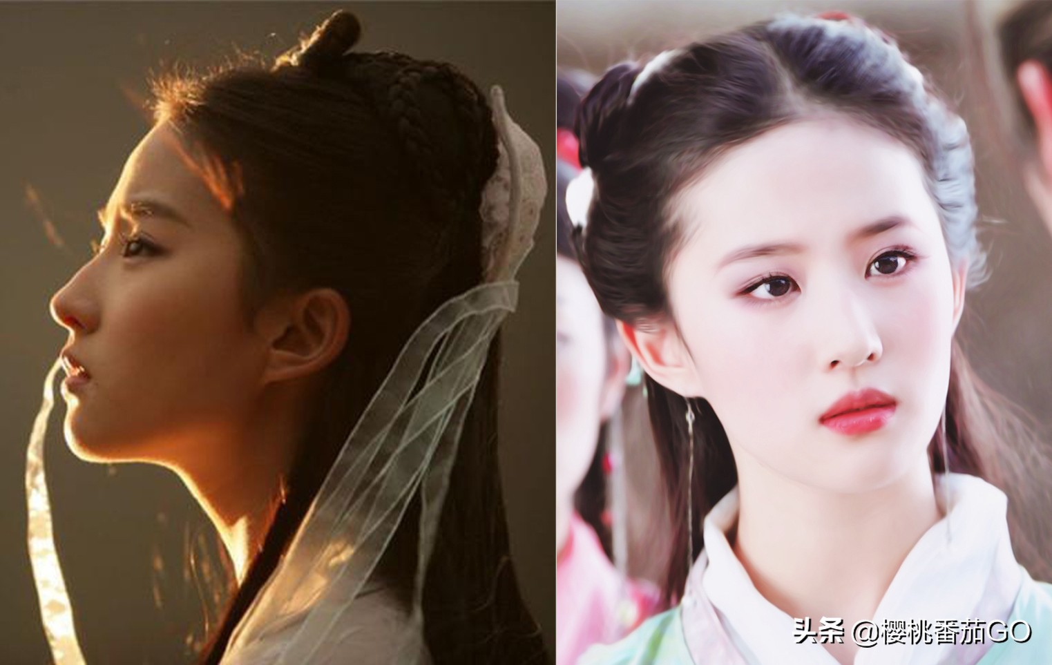 Liu Yifei's new drama "Meng Hualu" has turned her side face and beauty ...