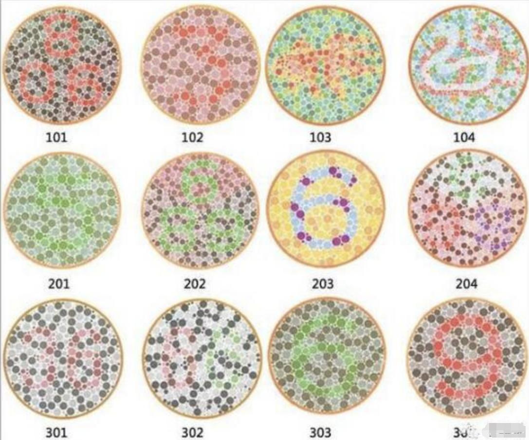 DMV color blindness test chart and answer, if you can't see more than 3 ...