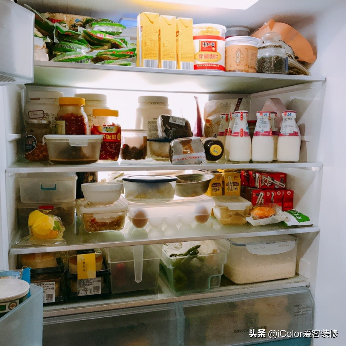 Refrigerator storage method, easy to take and save, essential for ...
