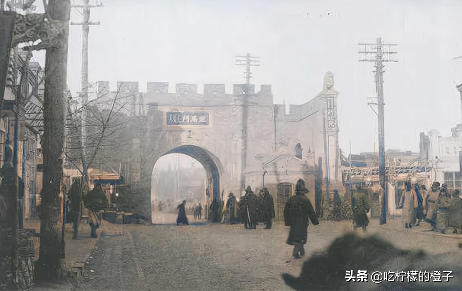 Old photo: Qiqihar in 1931, the thick and rough ancient city of Bukui ...