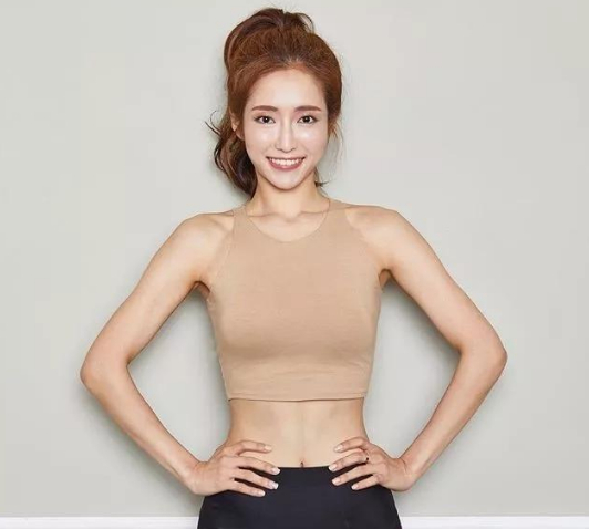 Korean super hot fitness model, 36D upper circumference is called "Real ...