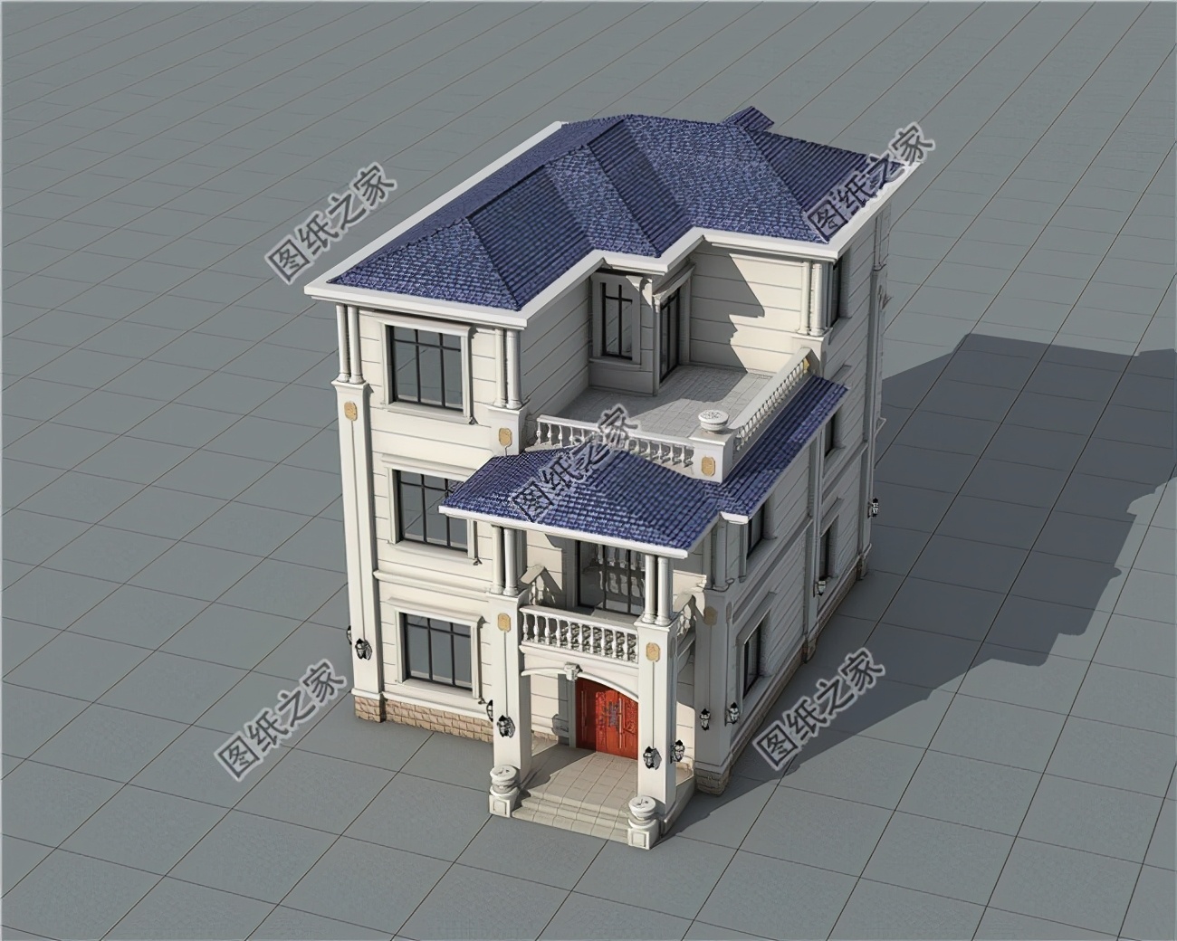 10x15 meters from the design of the building, the third floor of the ...