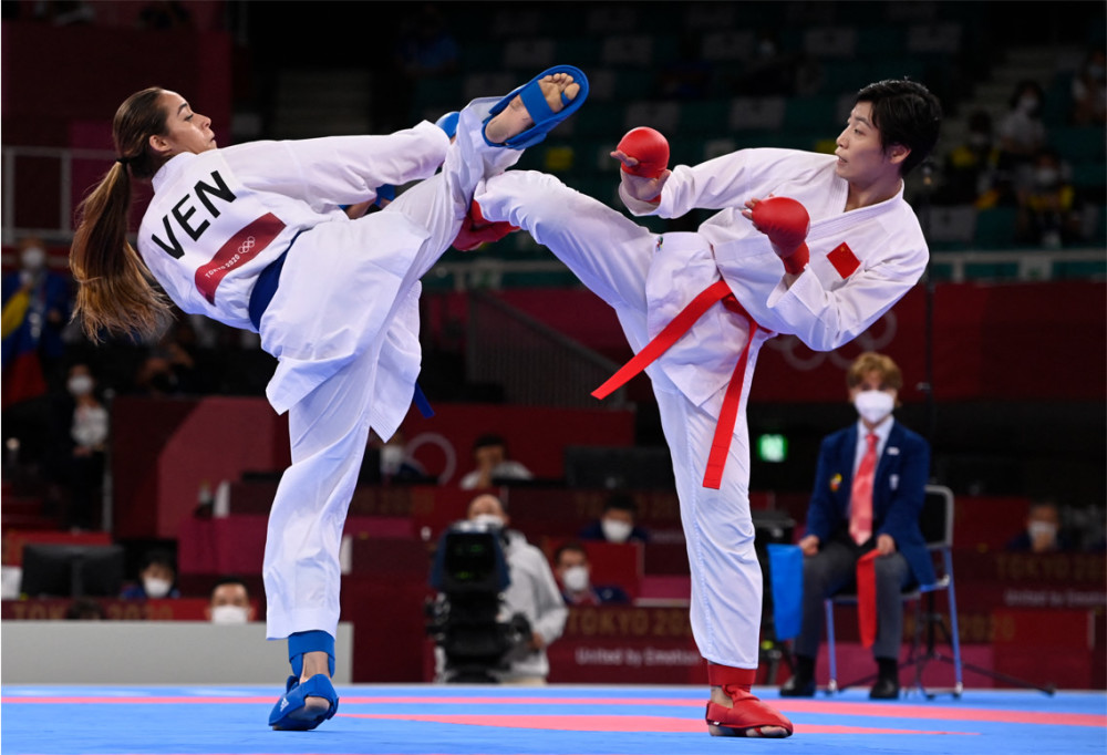 Yin Xiaoyan wins China's first karate Olympic silver medal and ...
