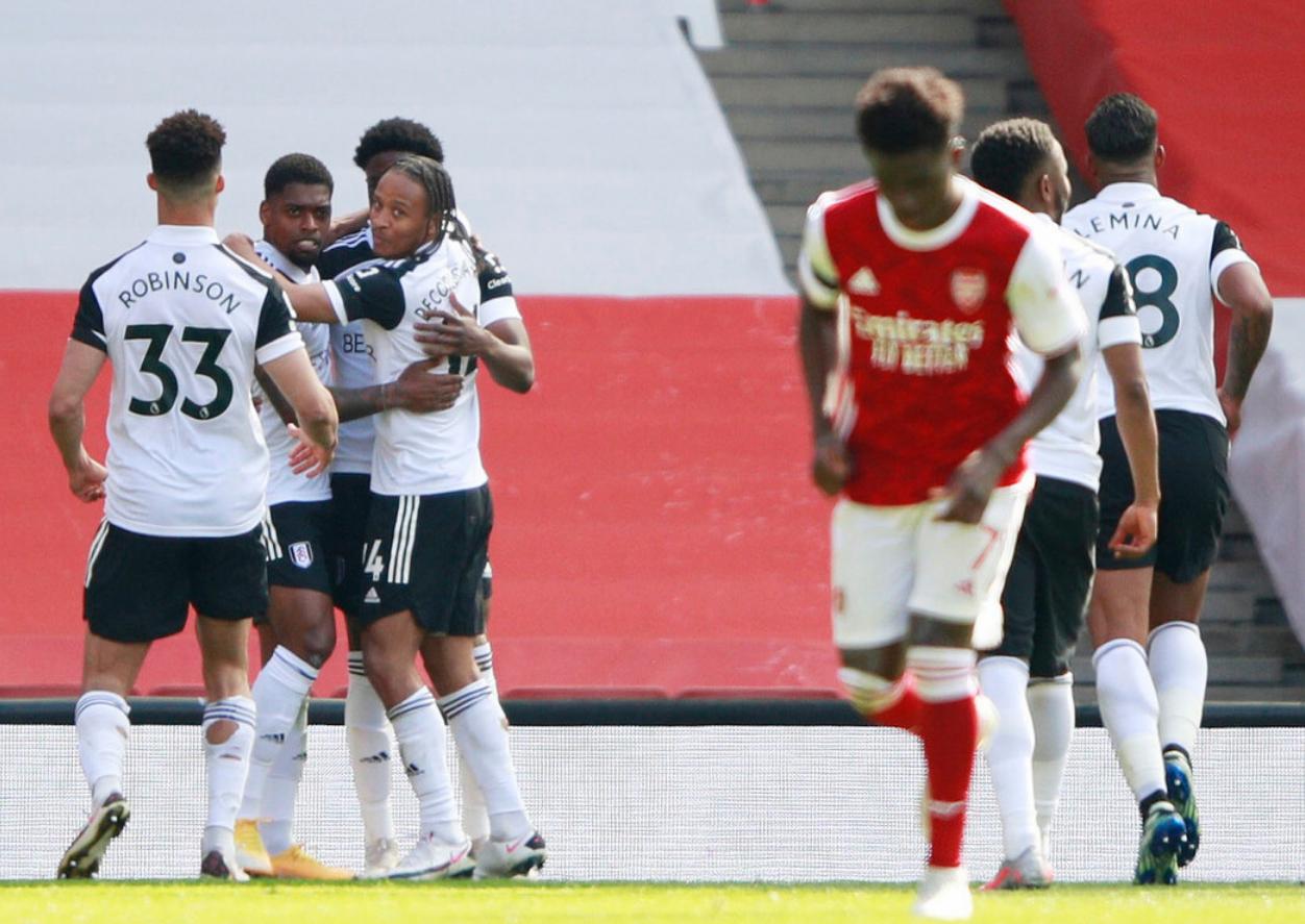 The 96th minute was absolutely flat!Arsenal upset at home, nearly tied ...