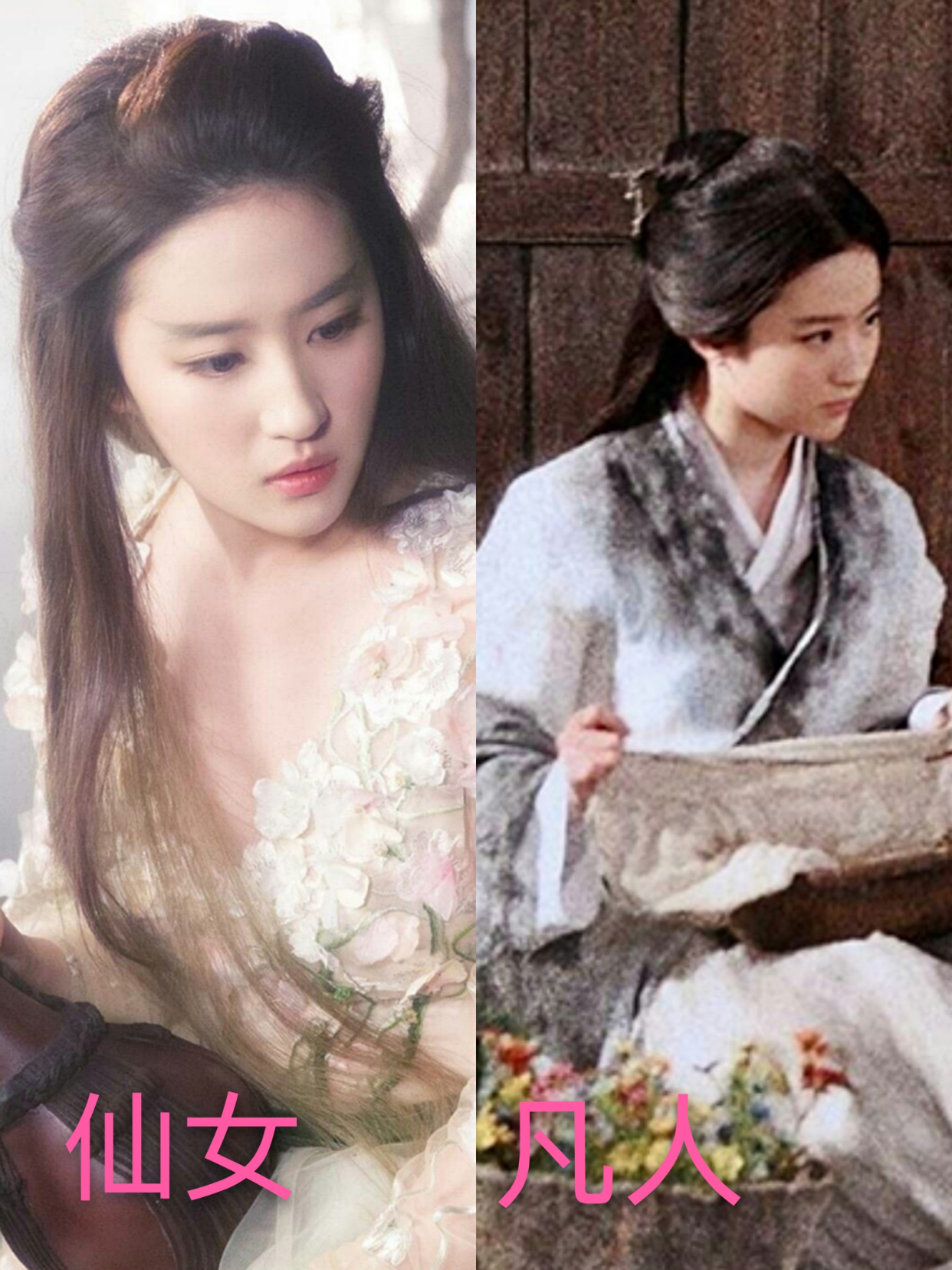 Is there a big gap between fairies and mortals? Yang Mi and Liu Yifei ...