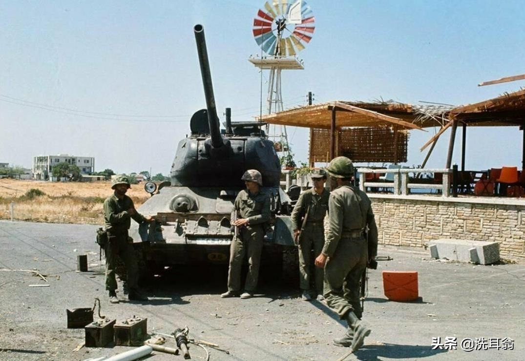 The first show of Soviet tanks in Cyprus, T-34-85 vs. M47 - iNEWS