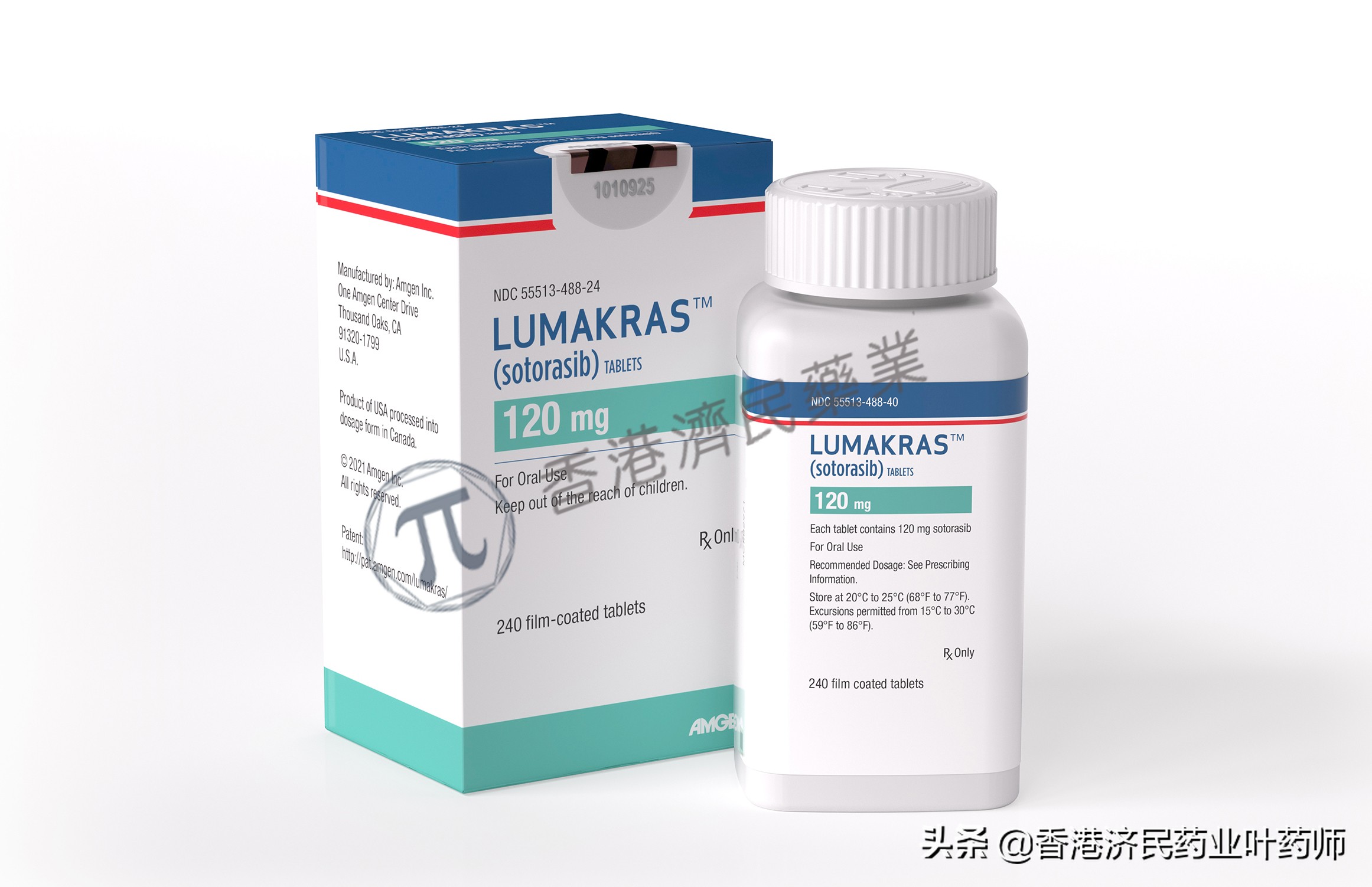 What are the overall survival data for the KRAS inhibitor Lumakras for ...