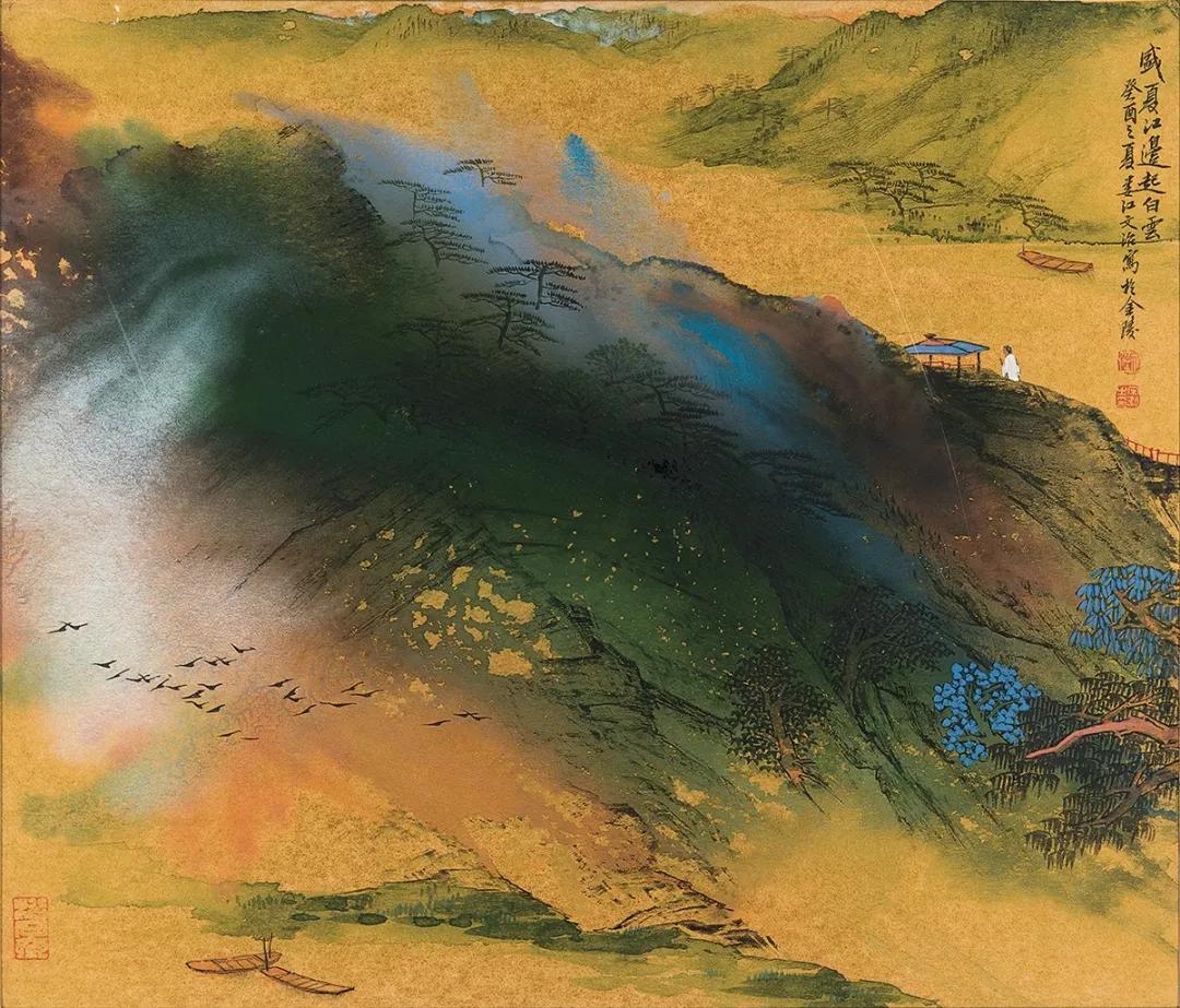 Song Wenzhi splashed colorful landscapes, making people intoxicated - iNEWS