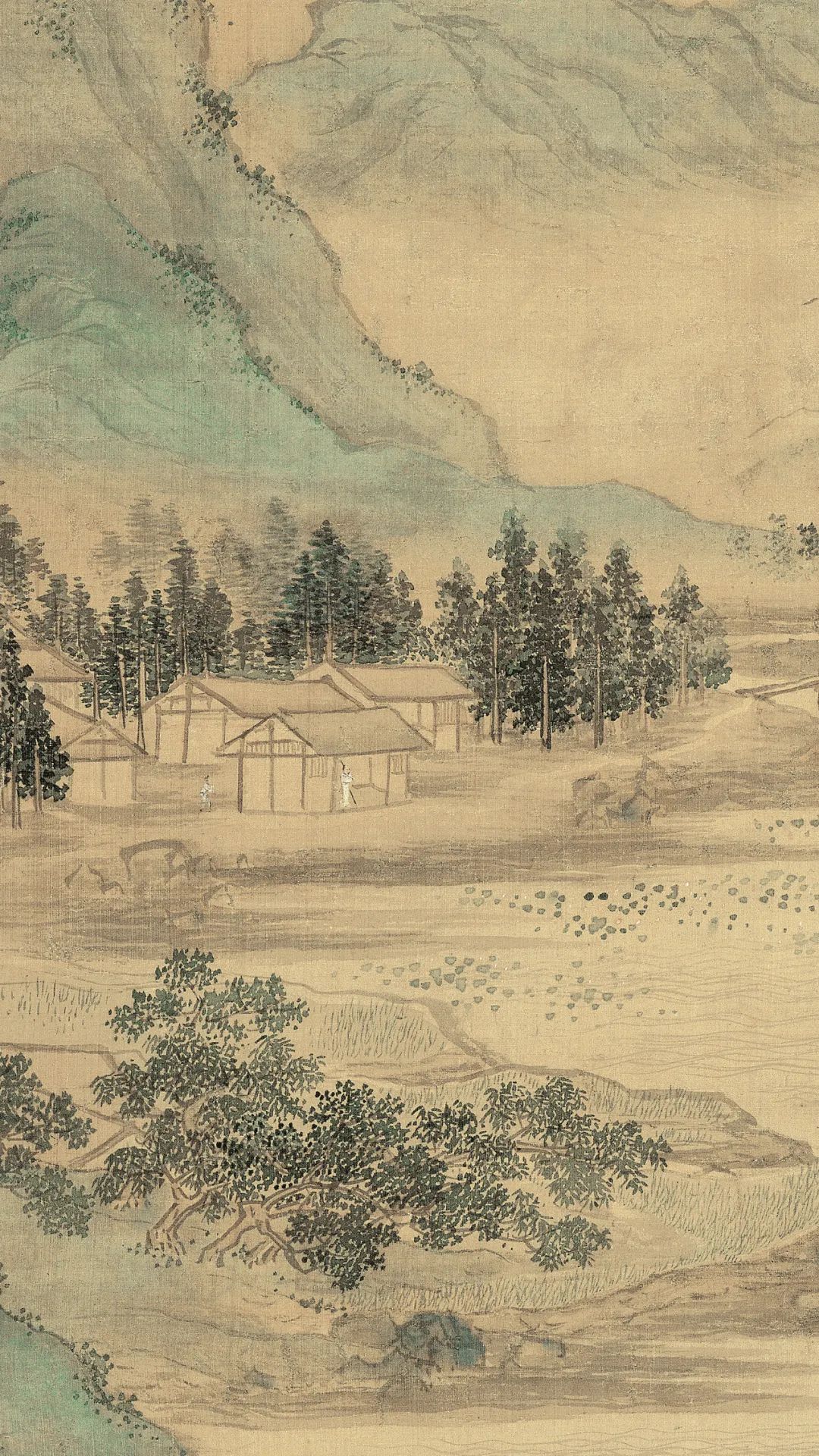 Qiu Ying's "Lianxi Yuyin Picture": This ink artistic conception is ...