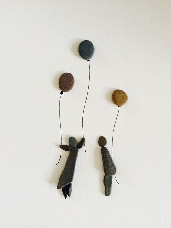 23 DIY stone craft creative paintings, art and warmth - iNEWS