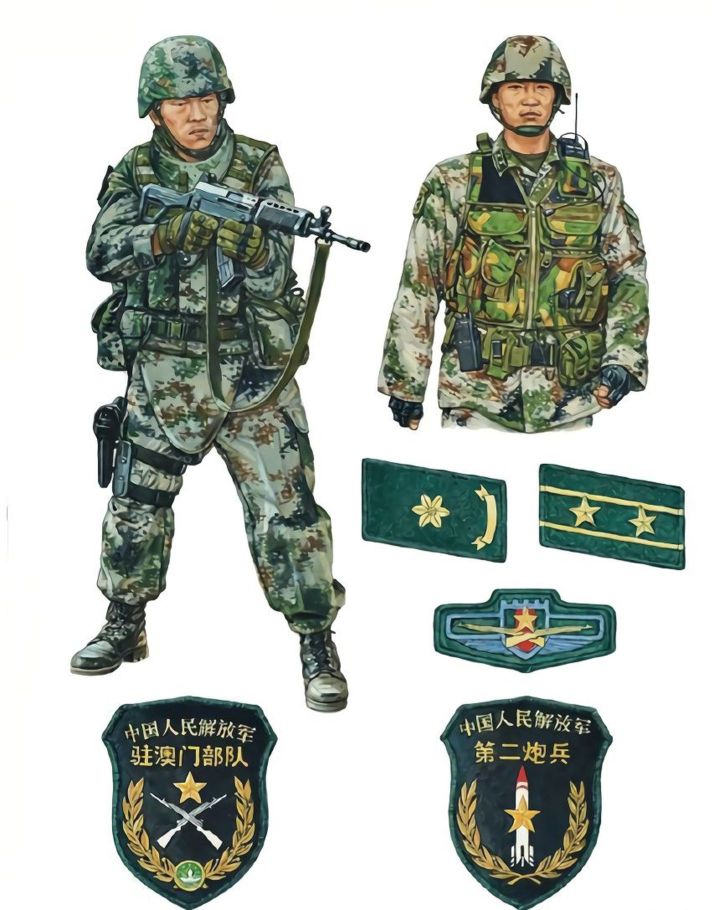 The pictures of the development of the PLA military uniforms are ...