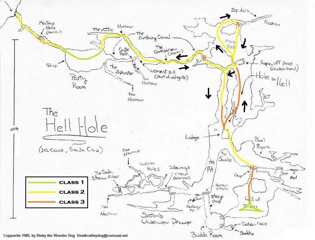 A mysterious map brings a large number of visitors to the Hell Cavern ...