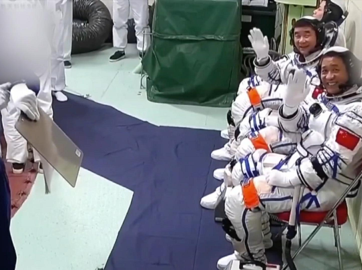 The white return capsule was burnt to charcoal black by the atmosphere ...
