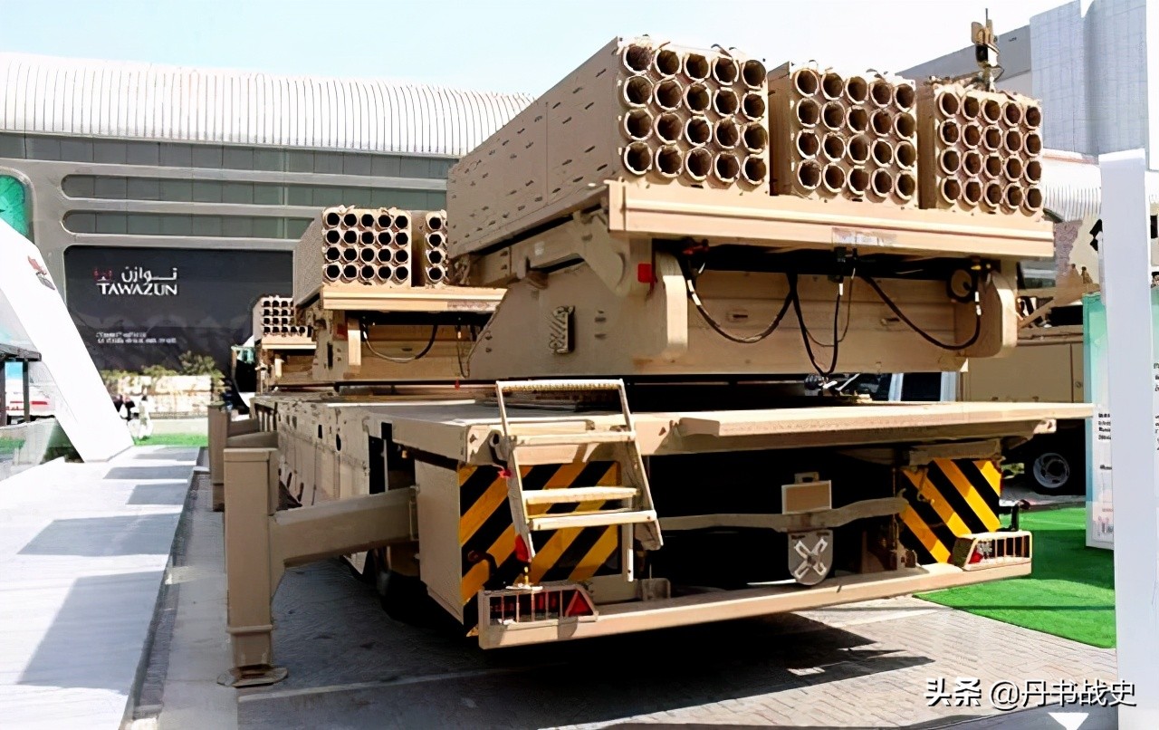 The UAE MCL self-propelled rocket launcher system, the power is not ...