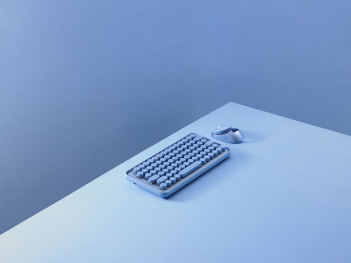 Rapoo's new female Raremo series wireless keyboard and mouse, the color ...